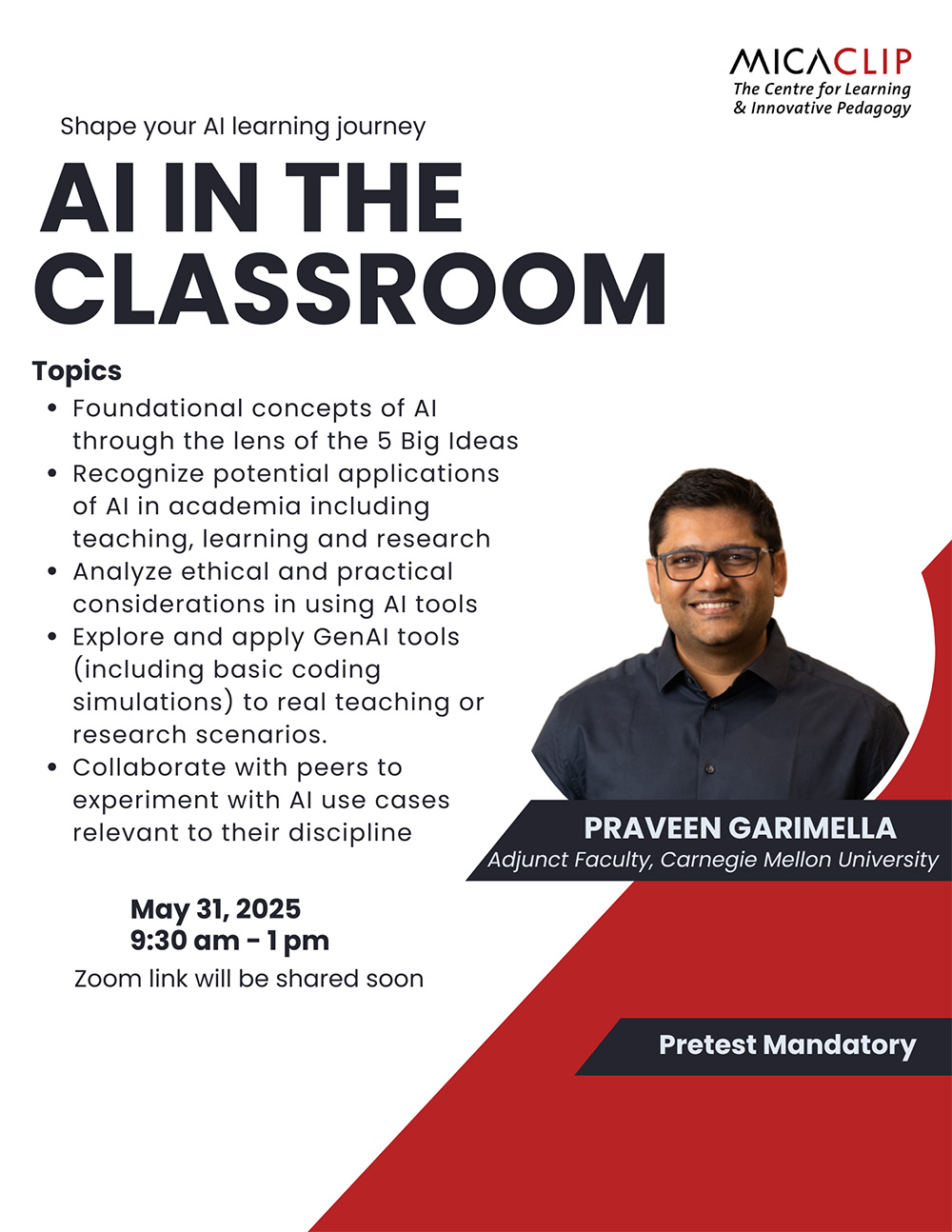 Centre for Learning & Innovative Pedagogy | MICA